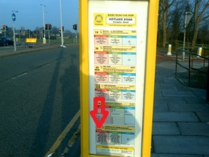 Compton Road/Hoylake Road bus stop timetable | A blog about Wirral ...